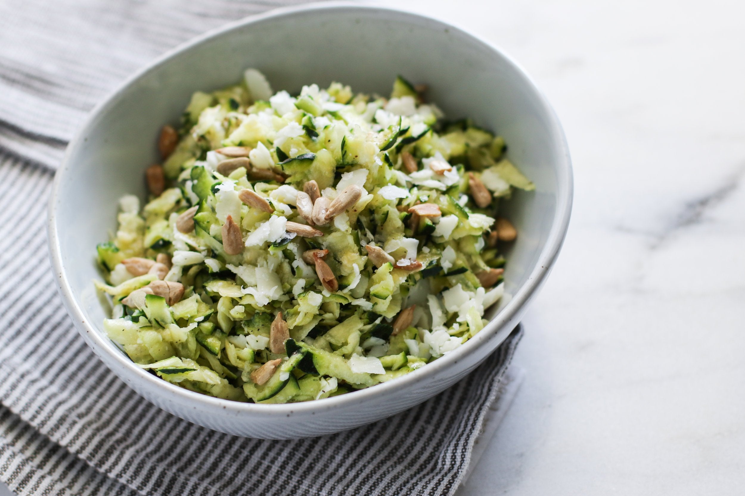 Shredded Zucchini Salad – Sarah Wragge Wellness
